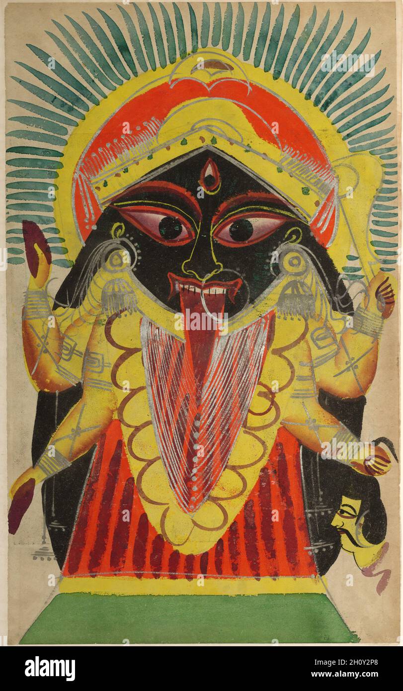 Kali goddess painting immagini e fotografie stock ad alta risoluzione ...