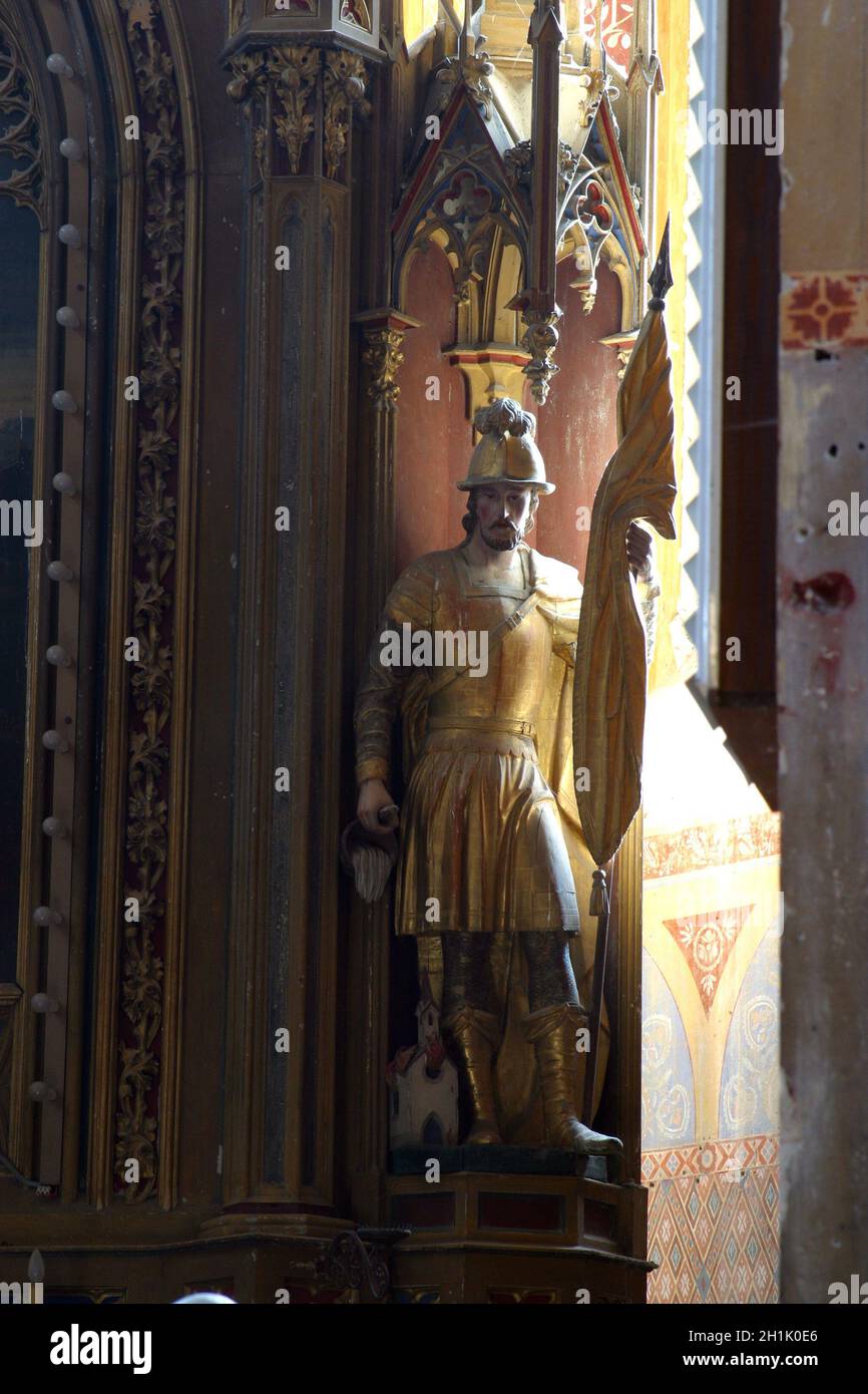 Statua religiosa st chiesa floriana immagini e fotografie stock ad alta ...