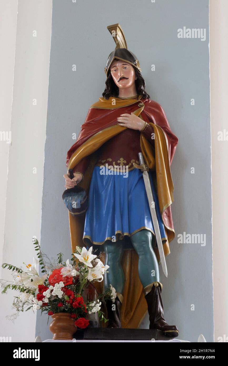 Statua religiosa st chiesa floriana immagini e fotografie stock ad alta ...