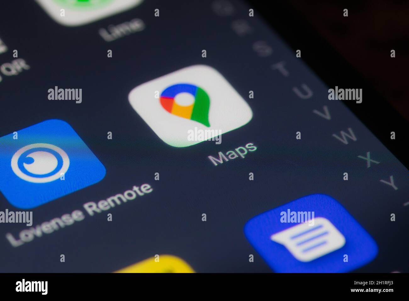 Google map marker and maps immagini e fotografie stock ad alta ...