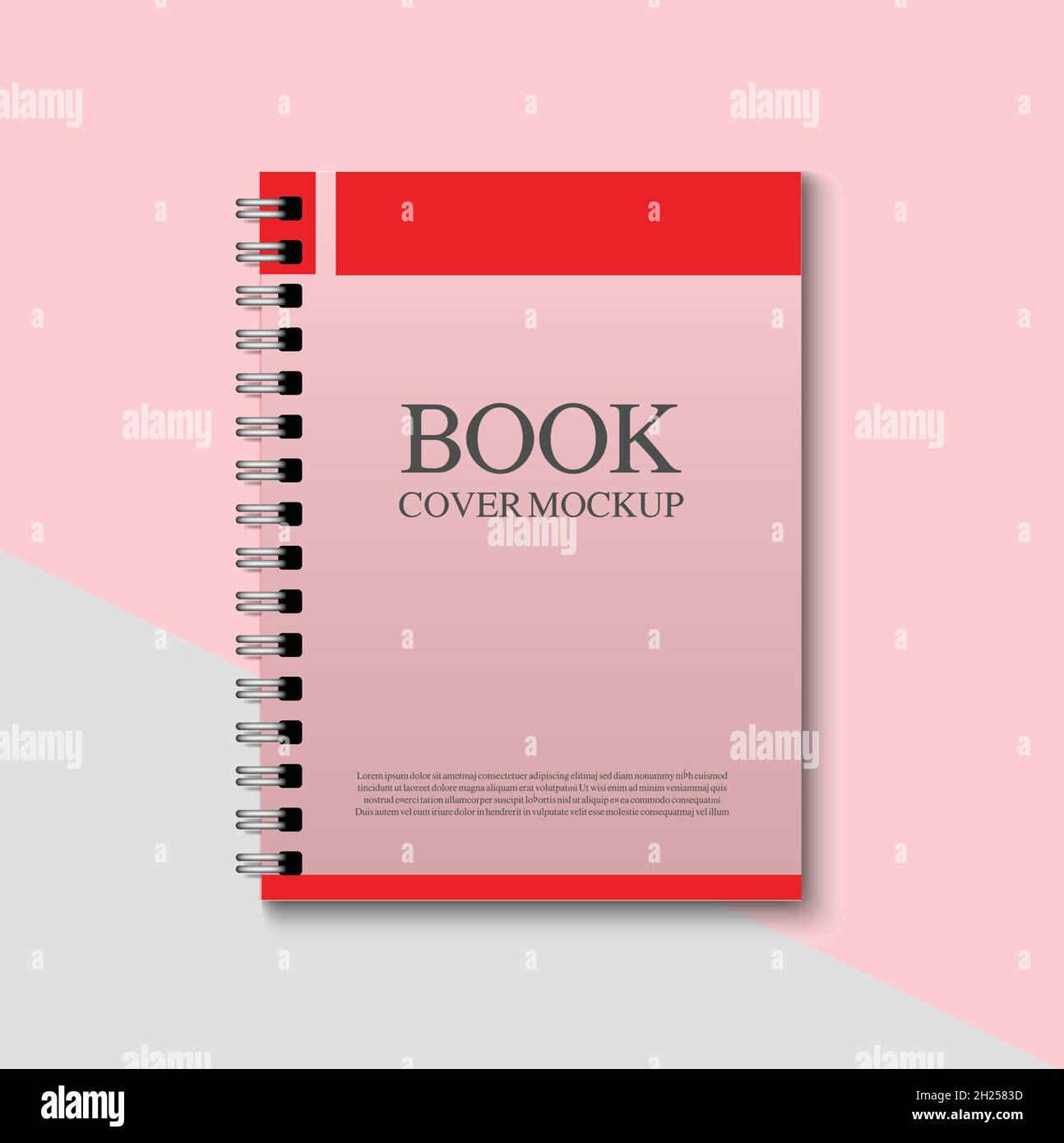 Copertina del libro concept art graphic design Immagini Vettoriali ...