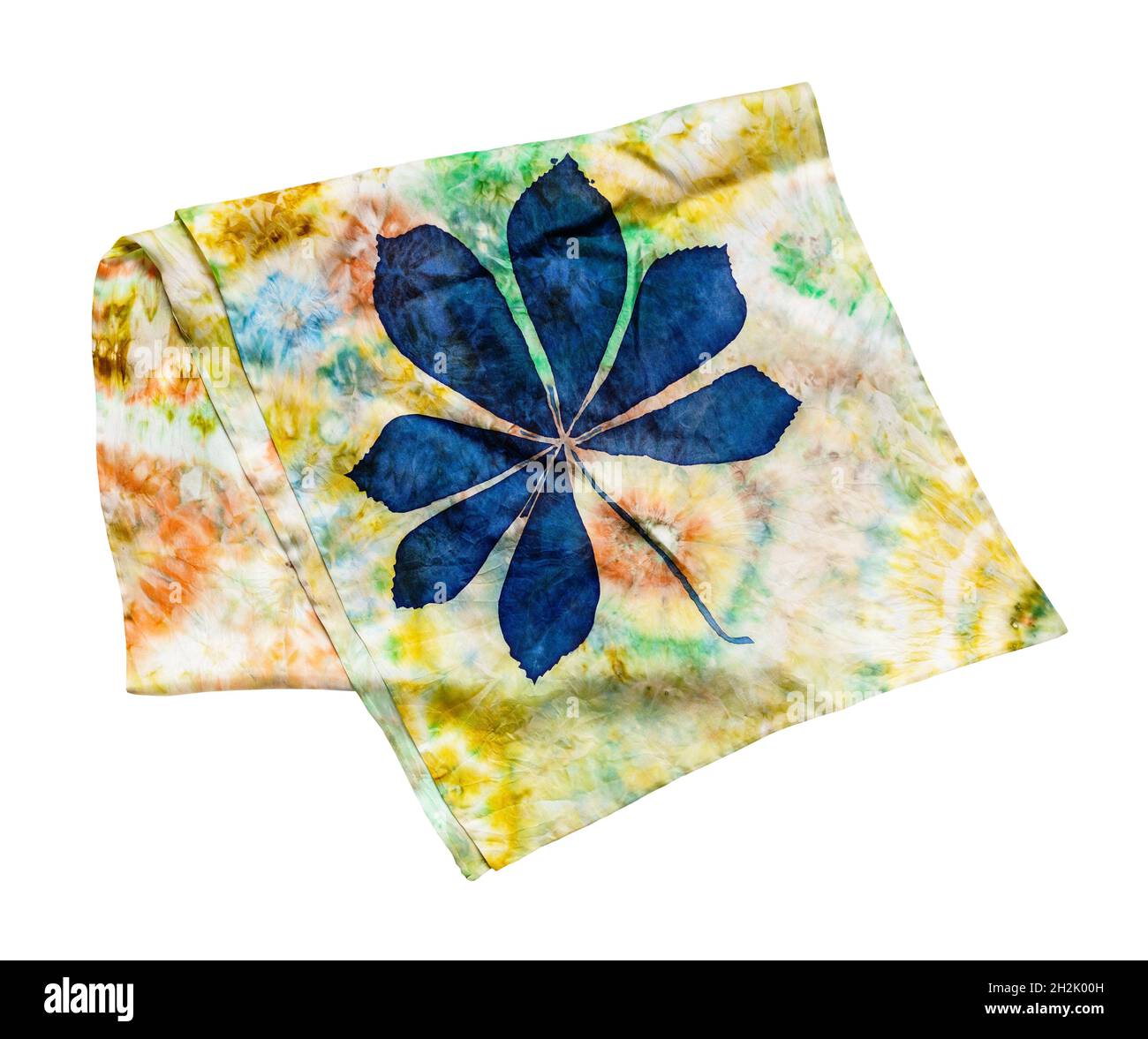 Ornamento foglia ritagliato verniciato blu immagini e fotografie stock ...