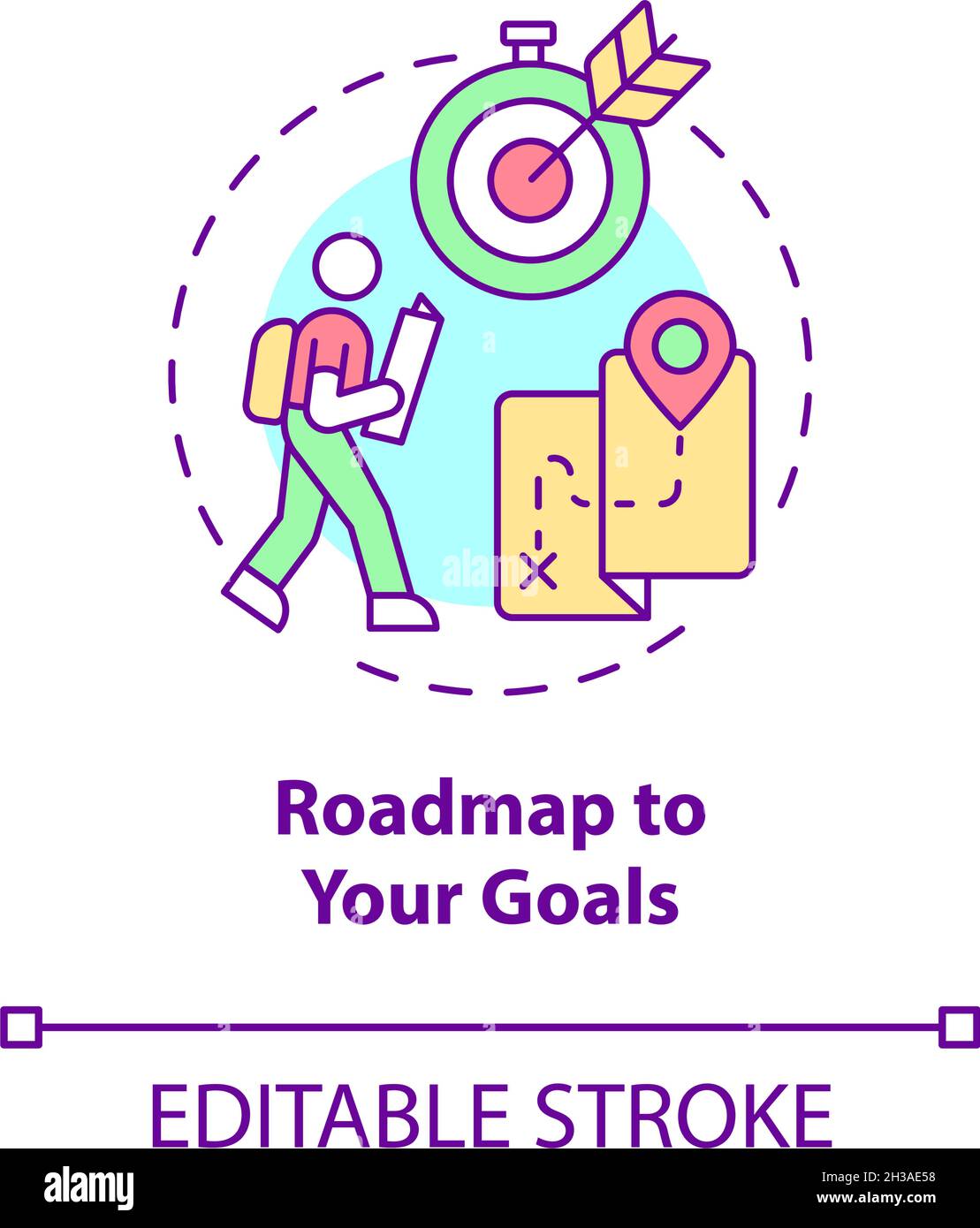 Roadmap success Immagini senza sfondo e Foto Stock ritagliate - Alamy