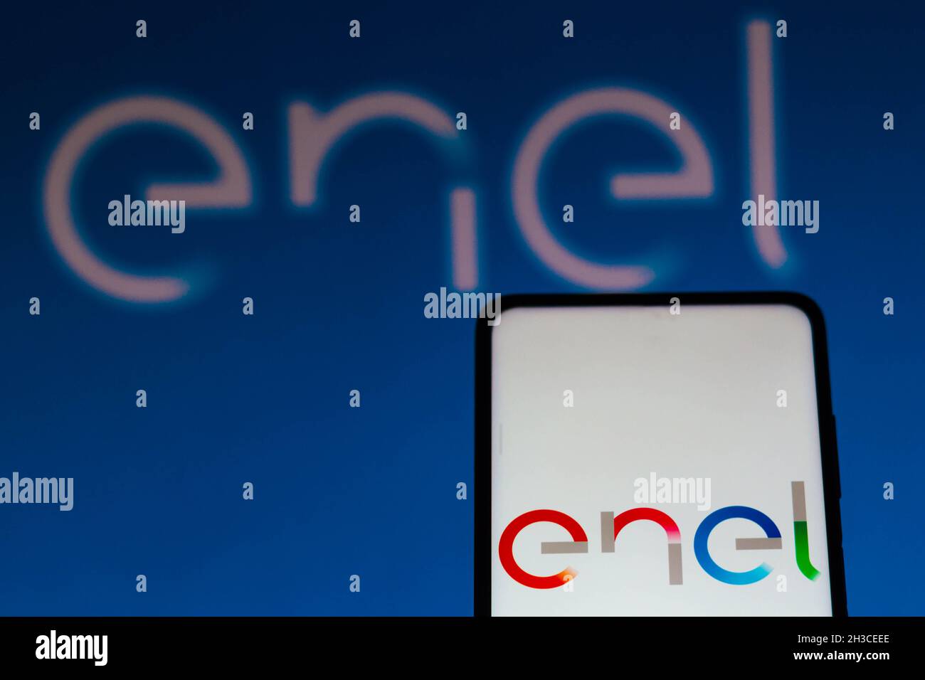 Logo enel spa immagini e fotografie stock ad alta risoluzione - Alamy