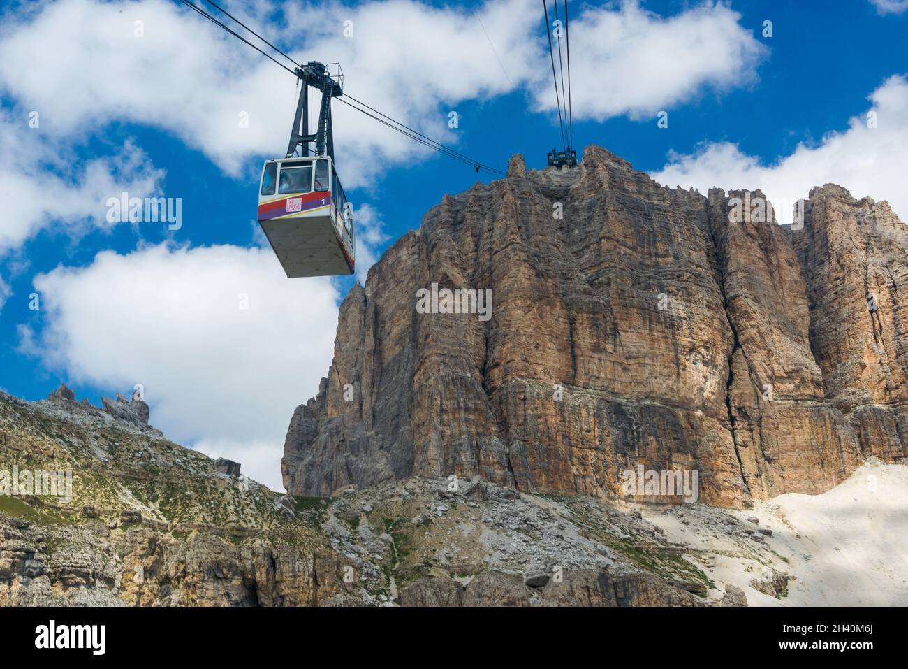 Funivia di pordoi immagini e fotografie stock ad alta risoluzione - Alamy