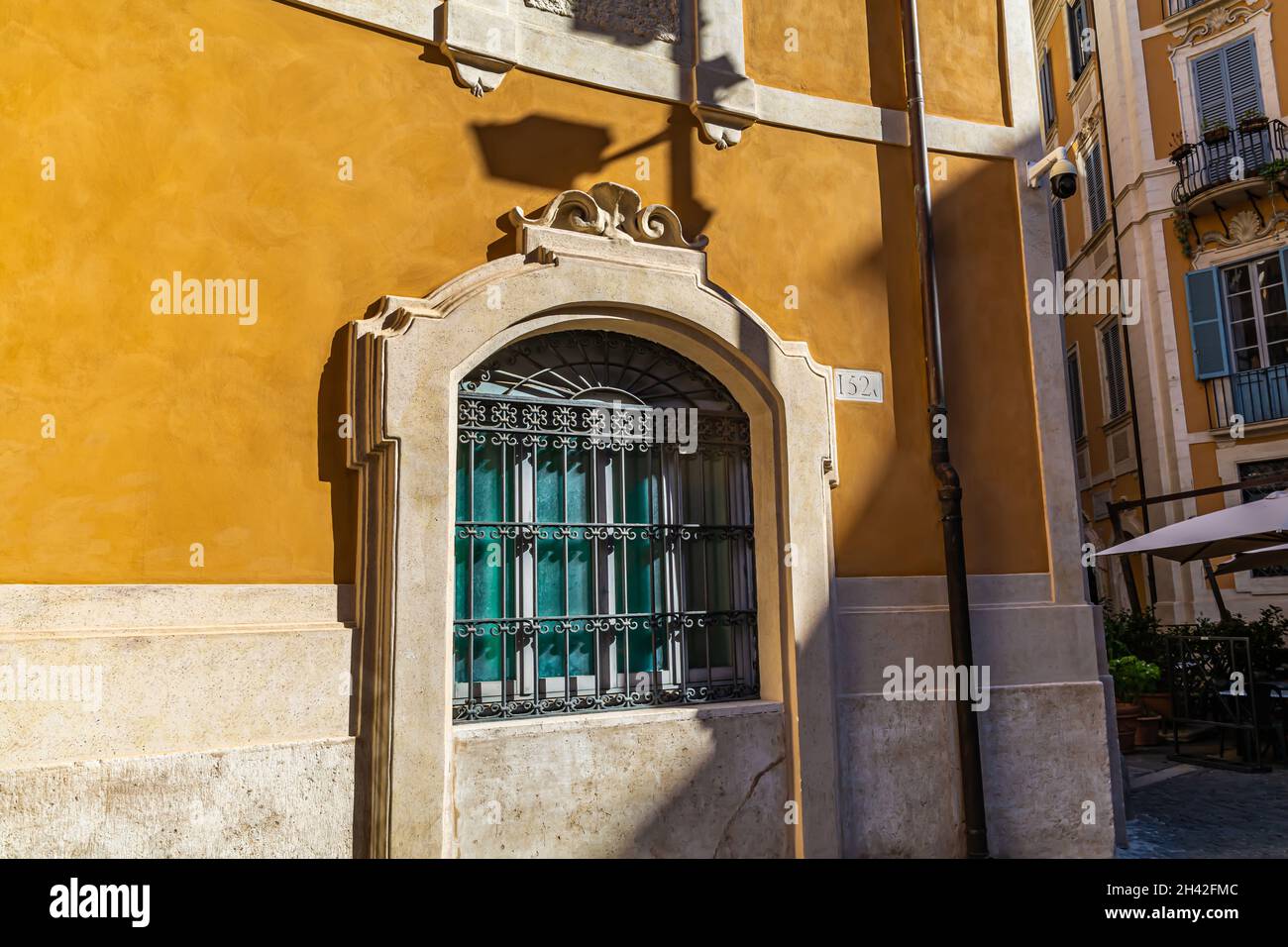 Roma - le facciate di alcuni dei più famosi edifici storici Foto stock ...