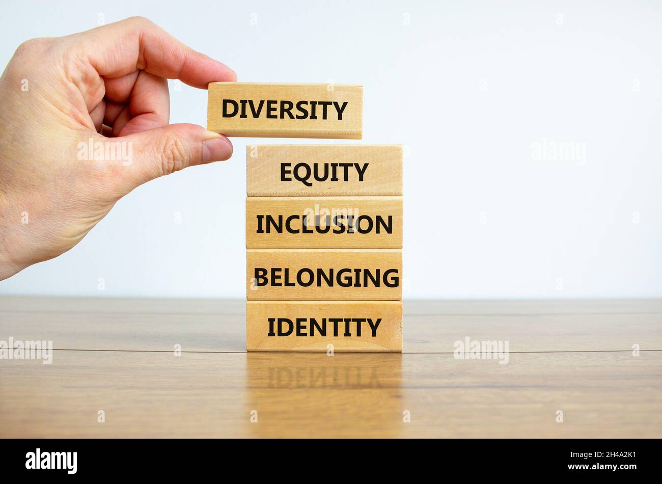 Diversità, equità, inclusione, appartenenza, simbolo di identità ...