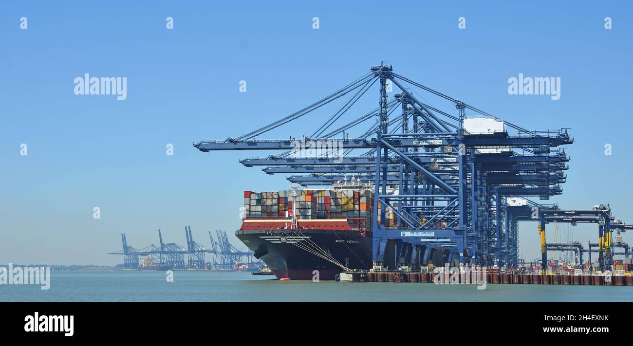 Nave portacontainer felixstowe msc immagini e fotografie stock ad alta ...