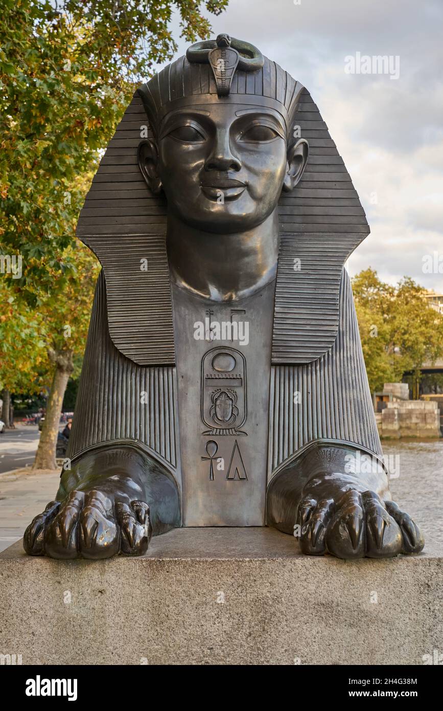 Sfinge il monumento di londra immagini e fotografie stock ad alta ...