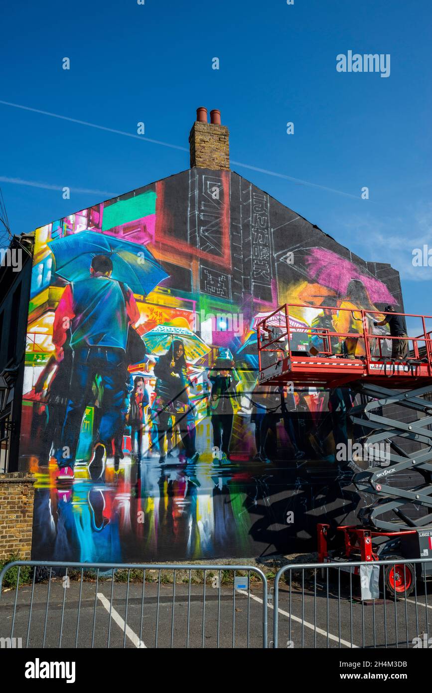 Artista di graffiti dan kitchener immagini e fotografie stock ad alta ...