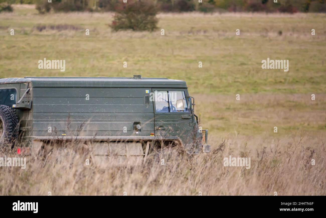 A British Army Steyr-Daimler-Puch - BAE Systems Pinzgauer High-Mobility ...