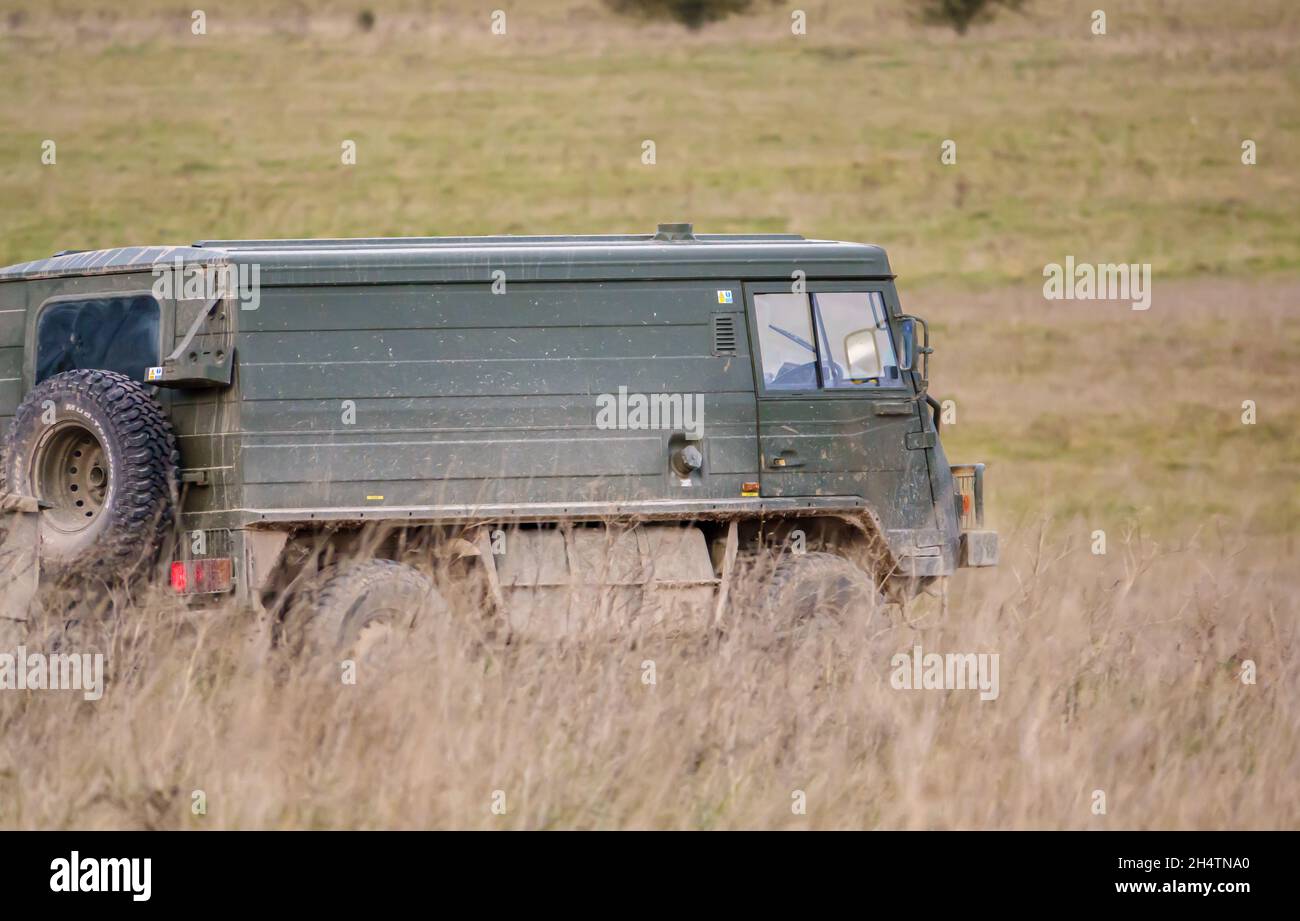 A British Army Steyr-Daimler-Puch - BAE Systems Pinzgauer High-Mobility ...