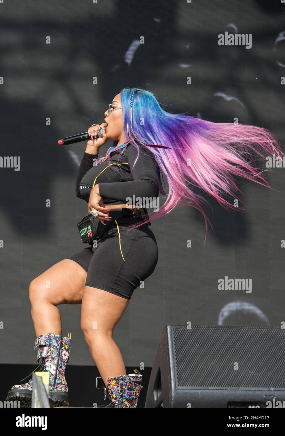 Stefflon don si esibisce sul palco immagini e fotografie stock ad alta ...