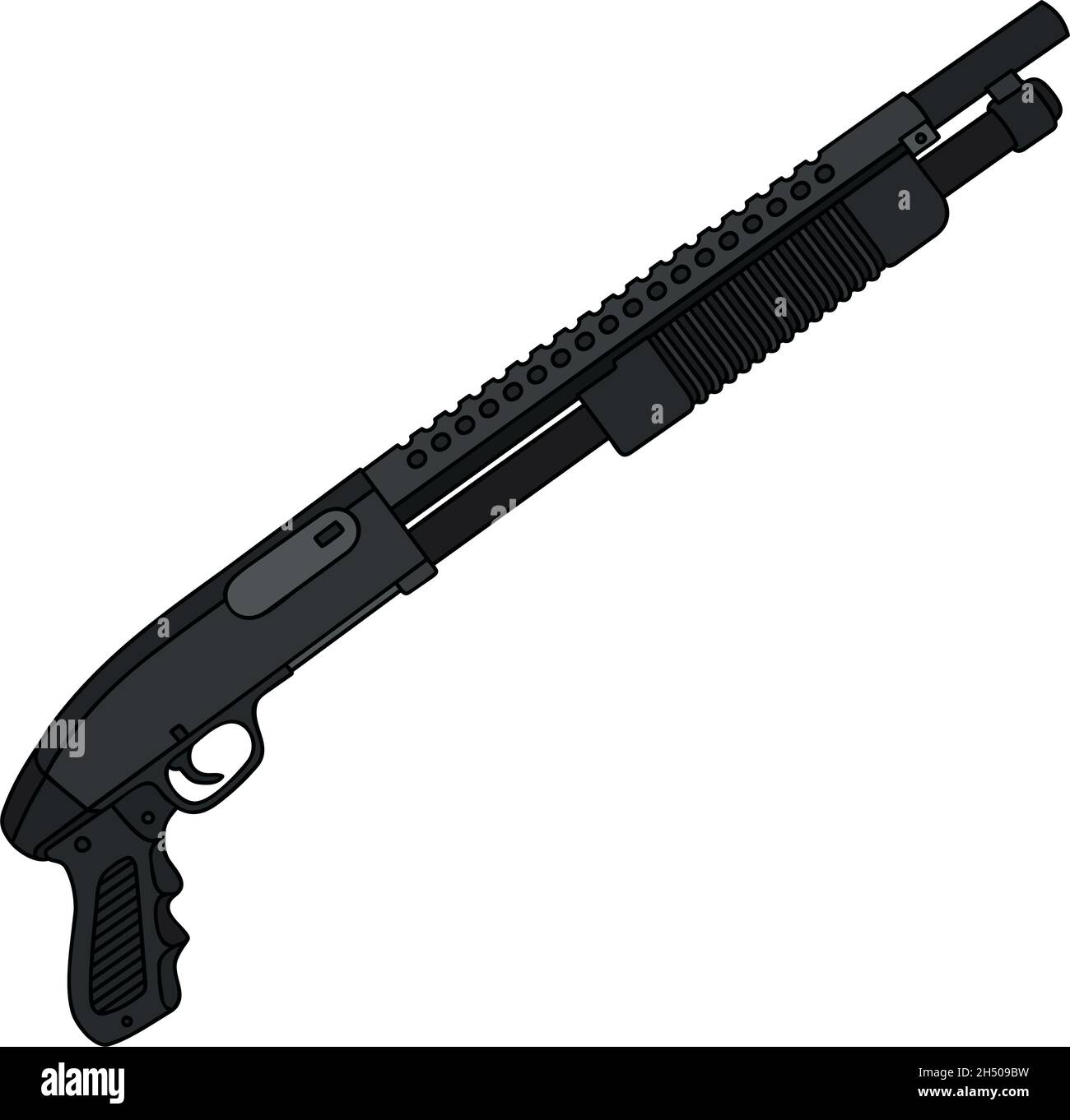 Disegno Di Fucile A Pompa