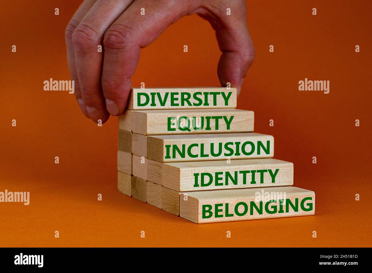 Diversità, equità, inclusione, appartenenza, simbolo di identità ...