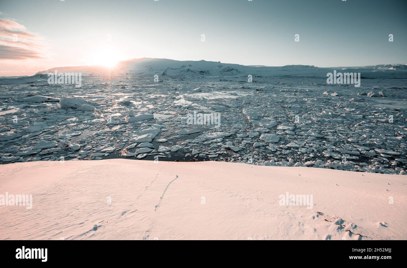 Scioglimento dei ghiacciai, riscaldamento globale, inquinamento ...