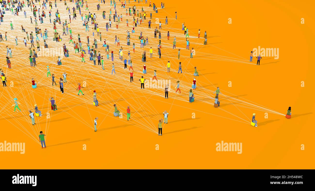 Social connections immagini e fotografie stock ad alta risoluzione - Alamy