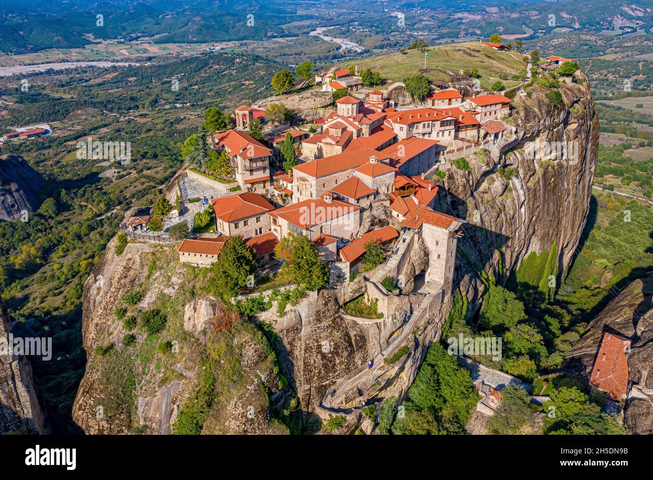 Meteora kloster luftbild immagini e fotografie stock ad alta ...