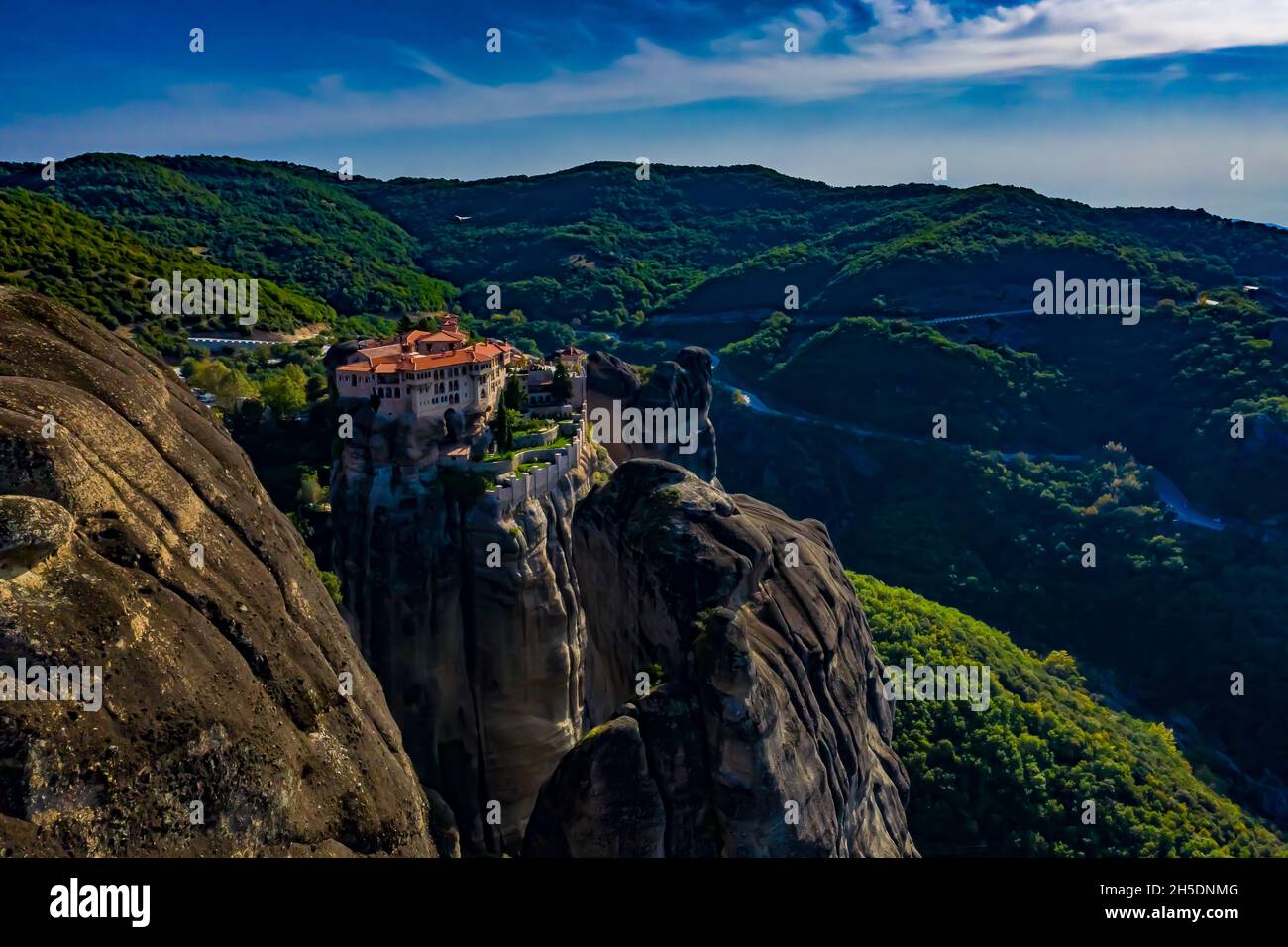 Meteora kloster luftbild immagini e fotografie stock ad alta ...