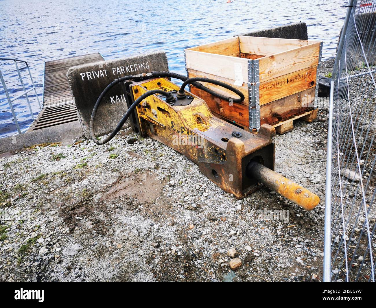 Hydraulic hammer immagini e fotografie stock ad alta risoluzione - Alamy