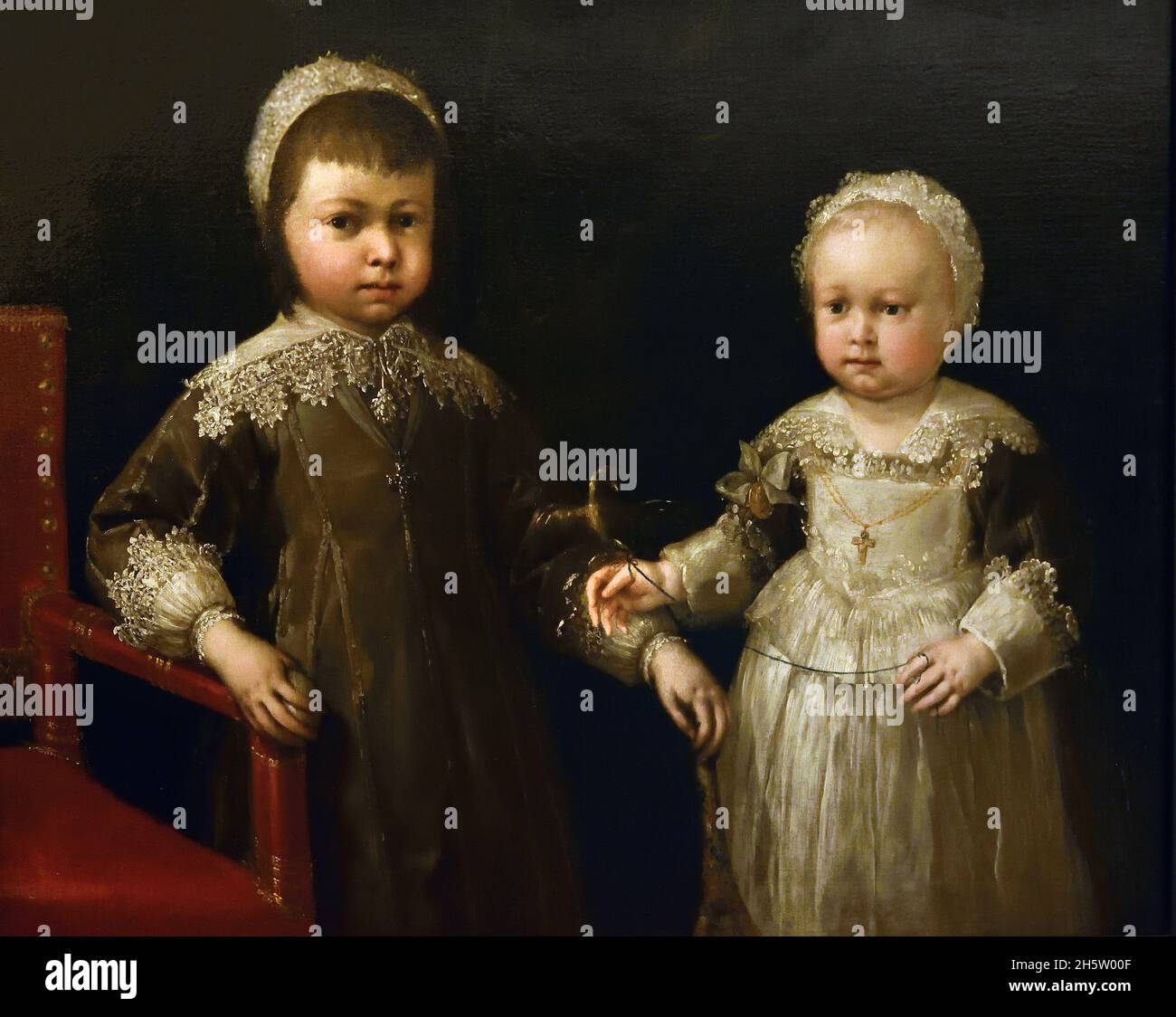 Il futuro Carlo Emanuele II con la sorella Margherita Yolanda di Savoia ...