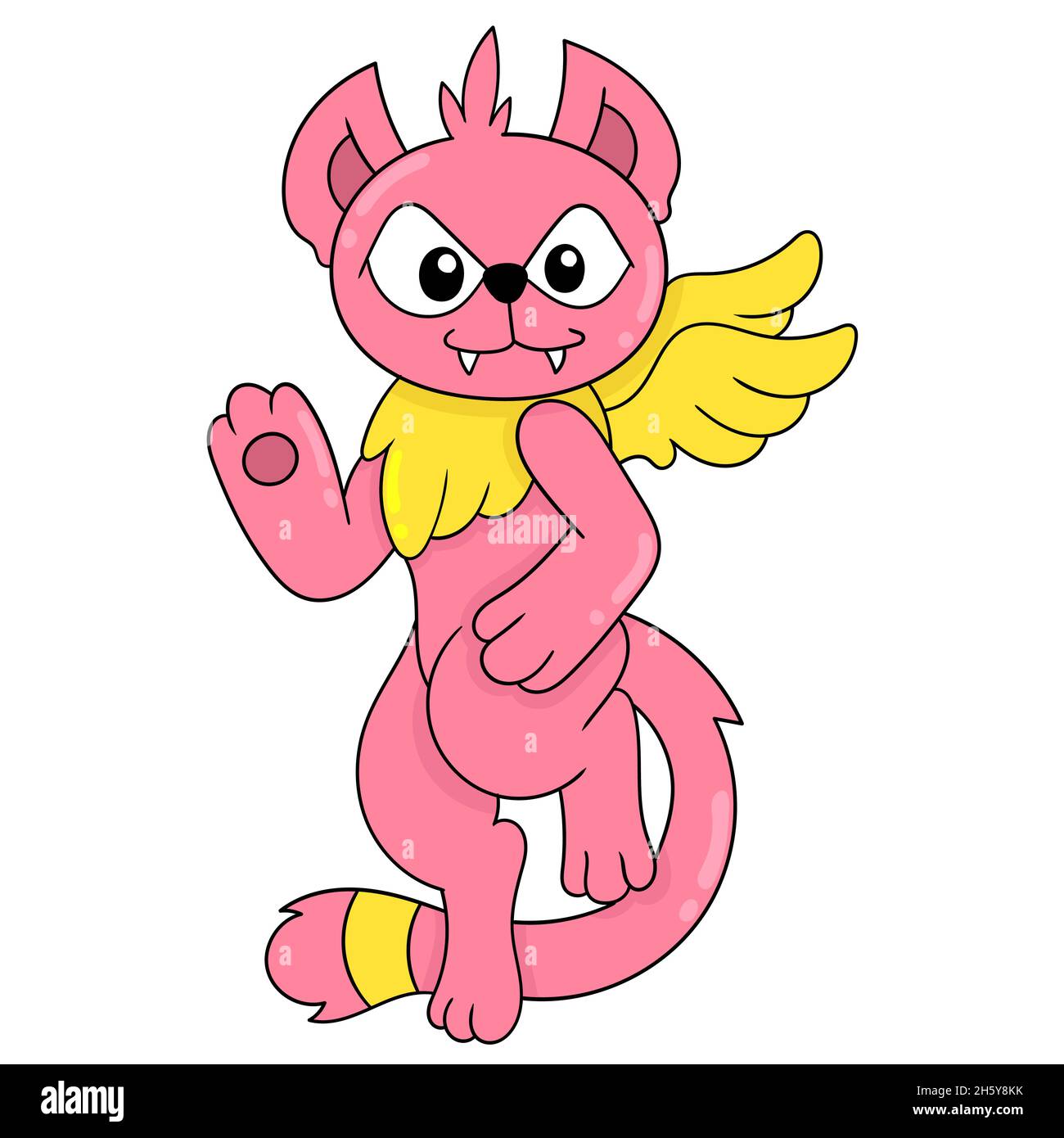 Gatto d'angelo Immagini Vettoriali Stock - Alamy