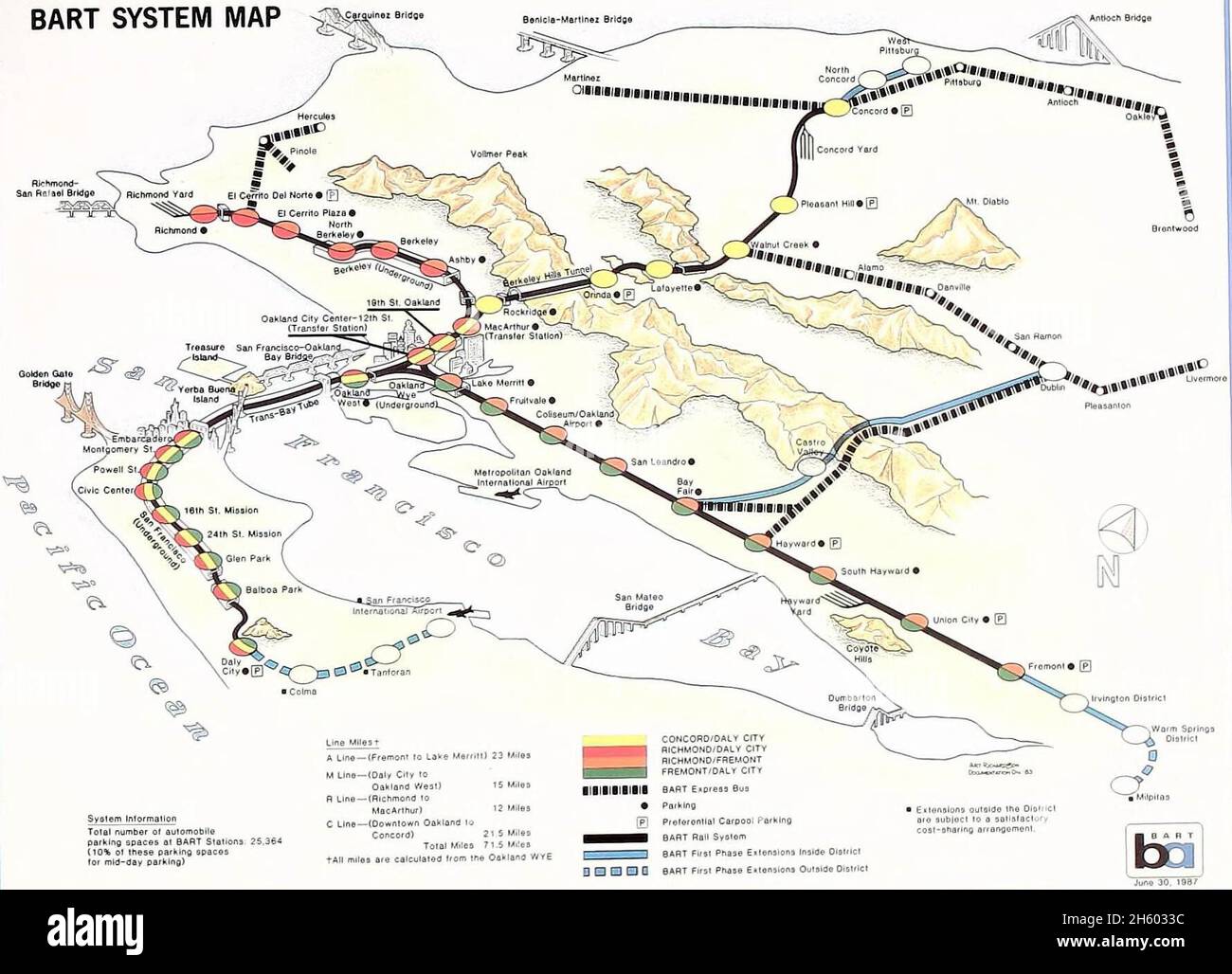 1987 mappa bart immagini e fotografie stock ad alta risoluzione - Alamy