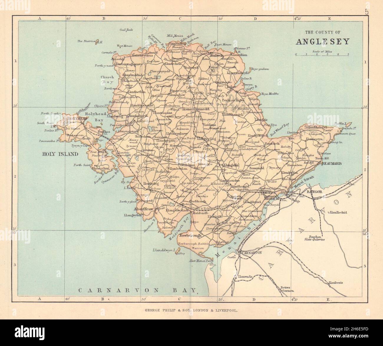 Mappa di holyhead immagini e fotografie stock ad alta risoluzione - Alamy