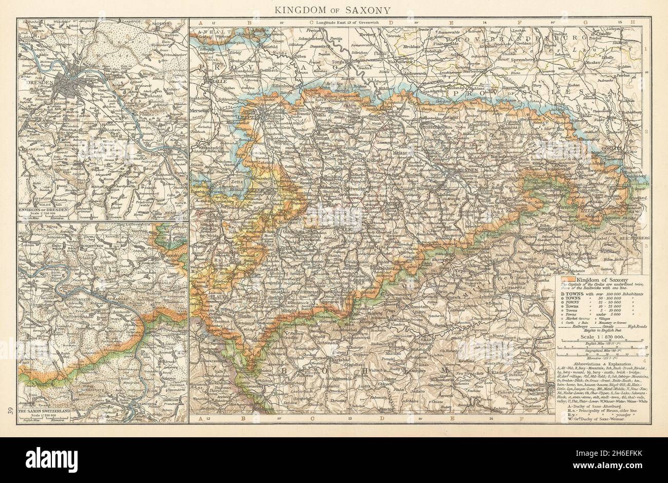 Mappa di sassonia immagini e fotografie stock ad alta risoluzione - Alamy