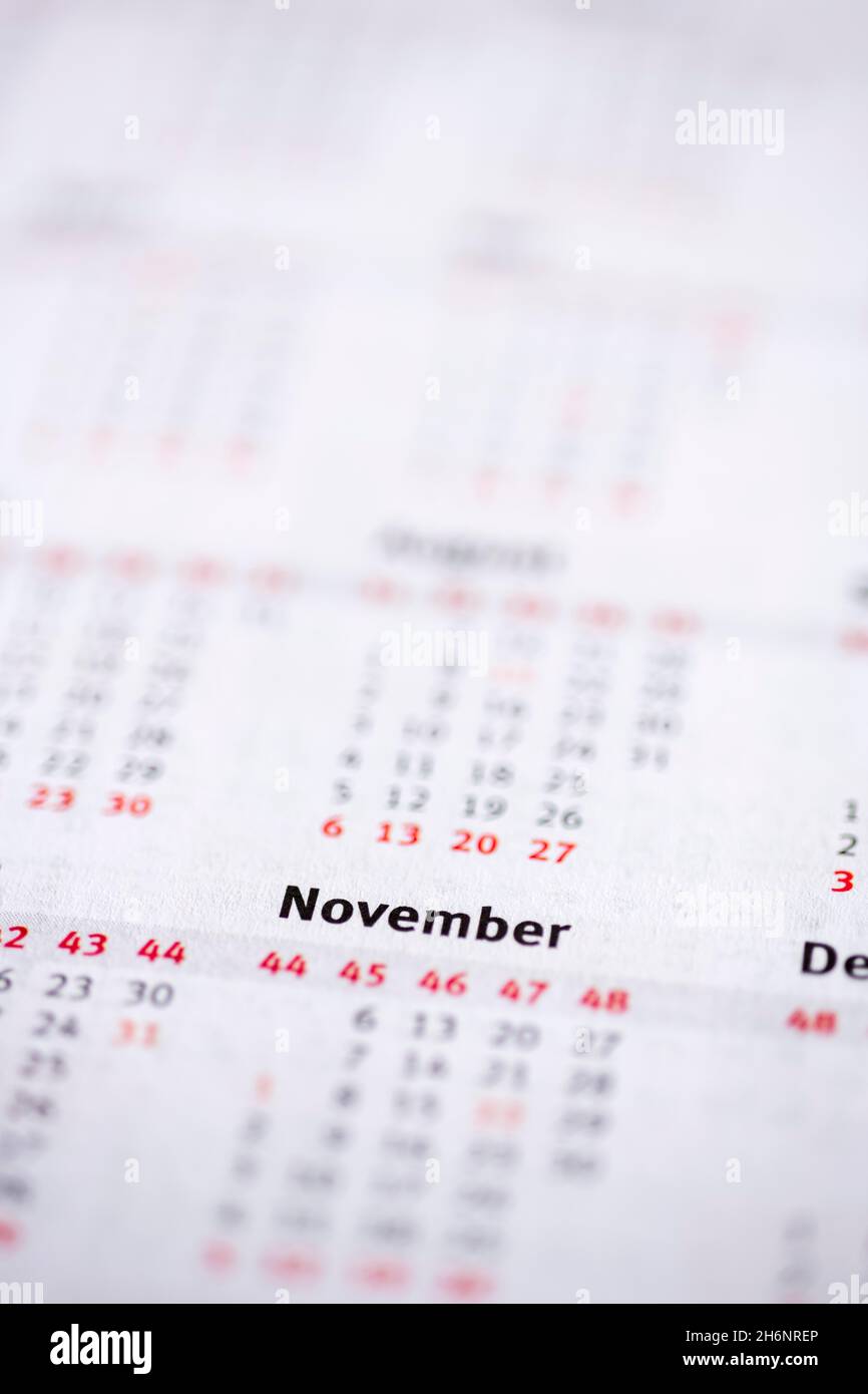 Calendario della germania immagini e fotografie stock ad alta ...