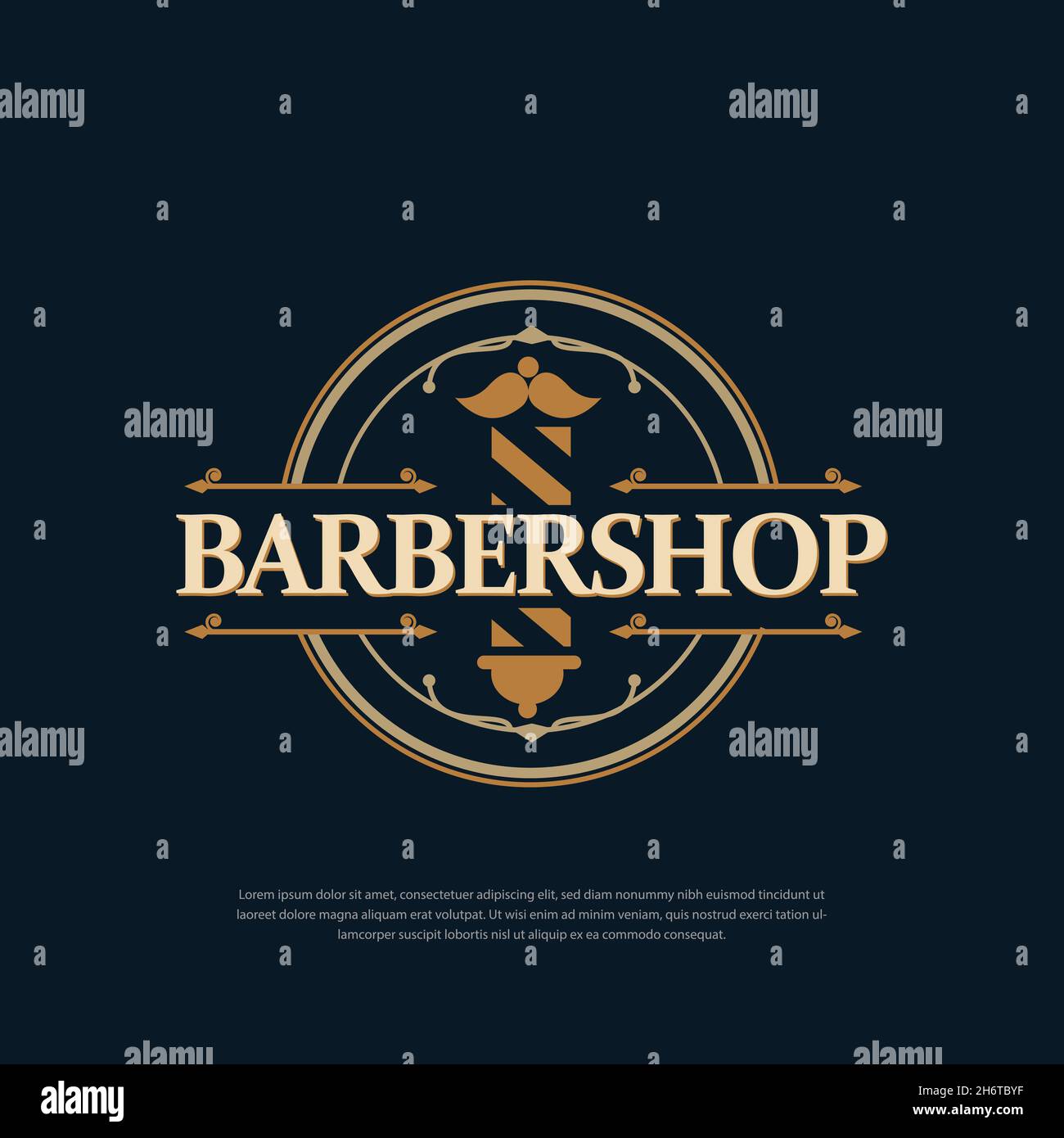 Barbers vector vectors Immagini Vettoriali Stock - Alamy