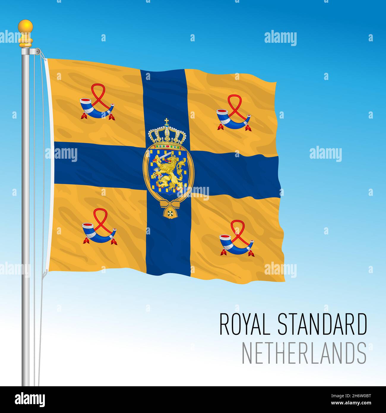 Royal standard flag Immagini Vettoriali Stock - Alamy
