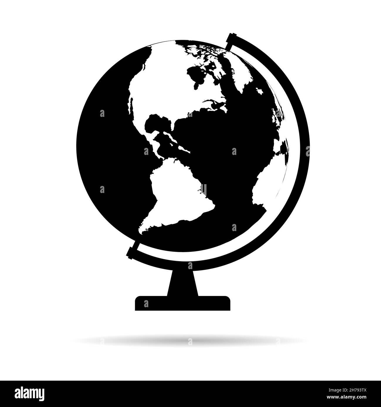 Icona della mappa Globus, simbolo del globo terrestre, viaggio nel ...