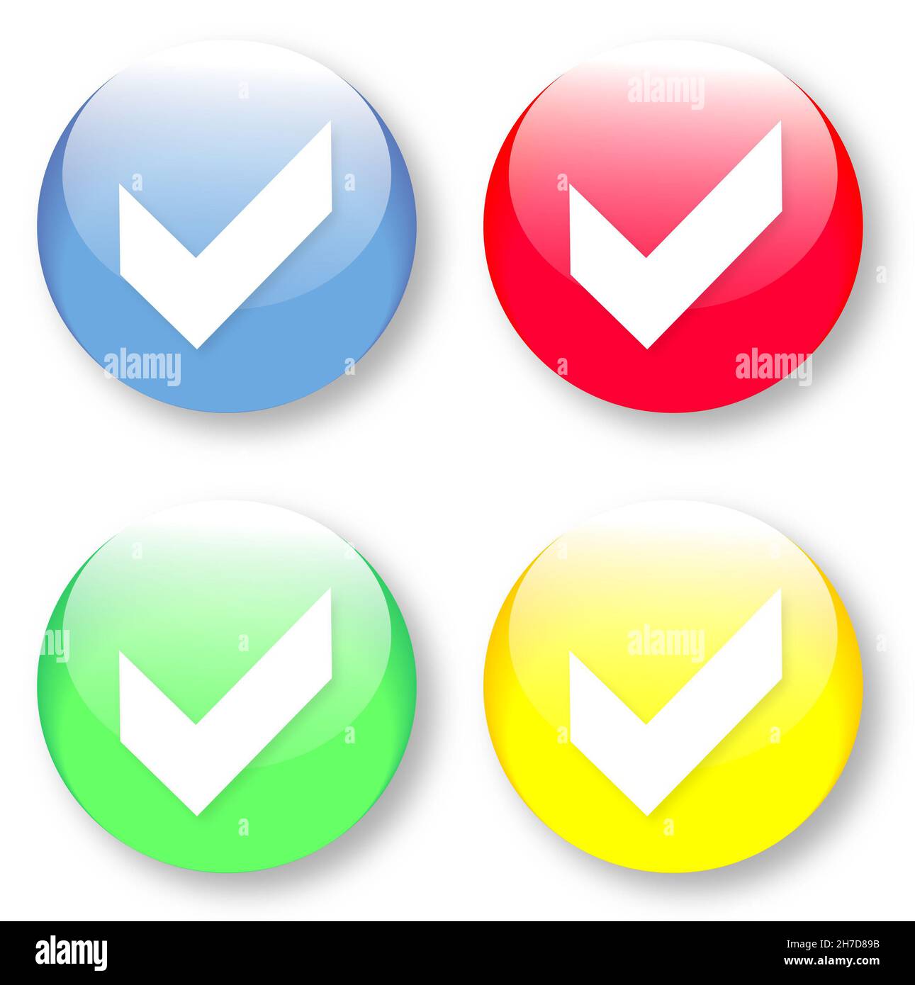 Simbolo di spunta blu immagini e fotografie stock ad alta risoluzione ...