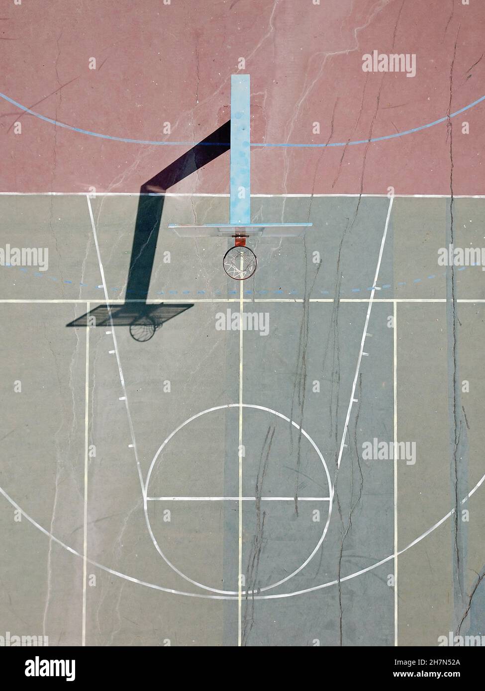 Campo da basket dall'alto immagini e fotografie stock ad alta ...