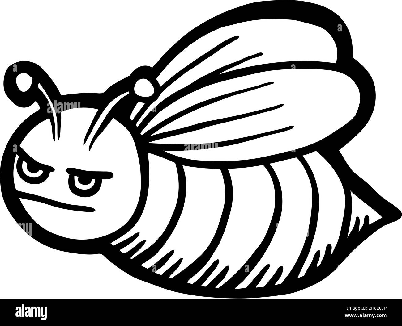 Honey bee cartoon coloring book immagini e fotografie stock ad alta ...