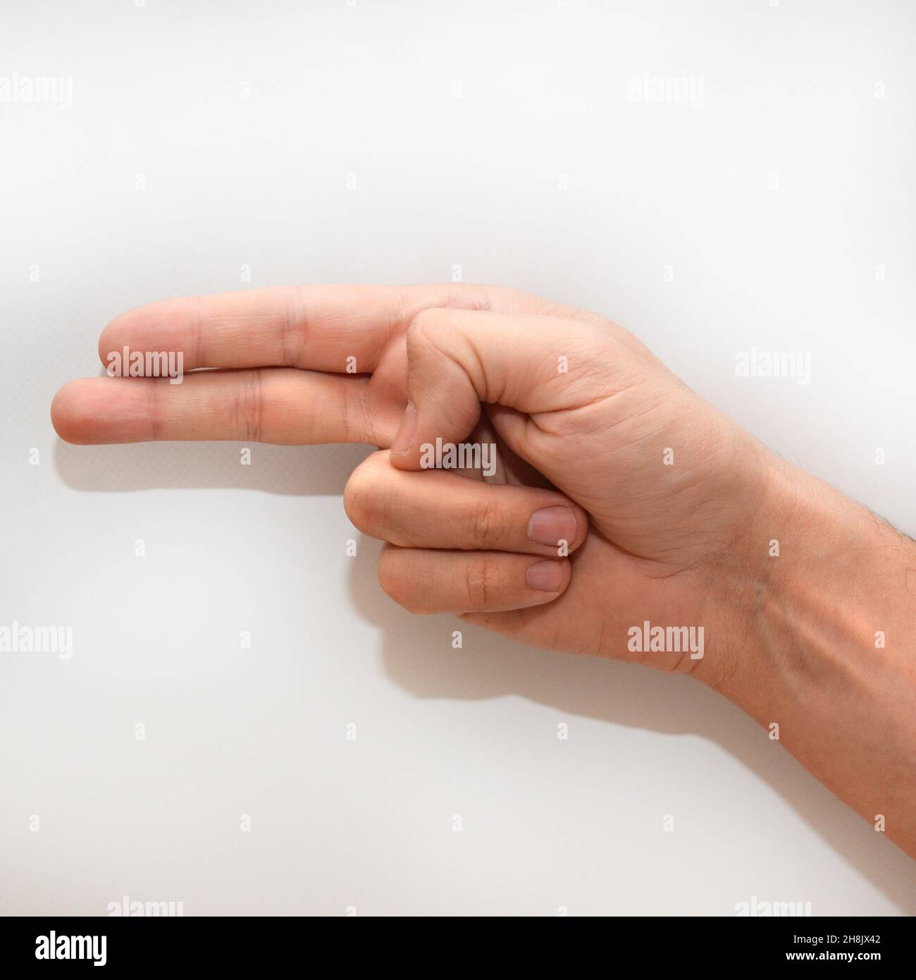 Hand sign language alphabet immagini e fotografie stock ad alta ...