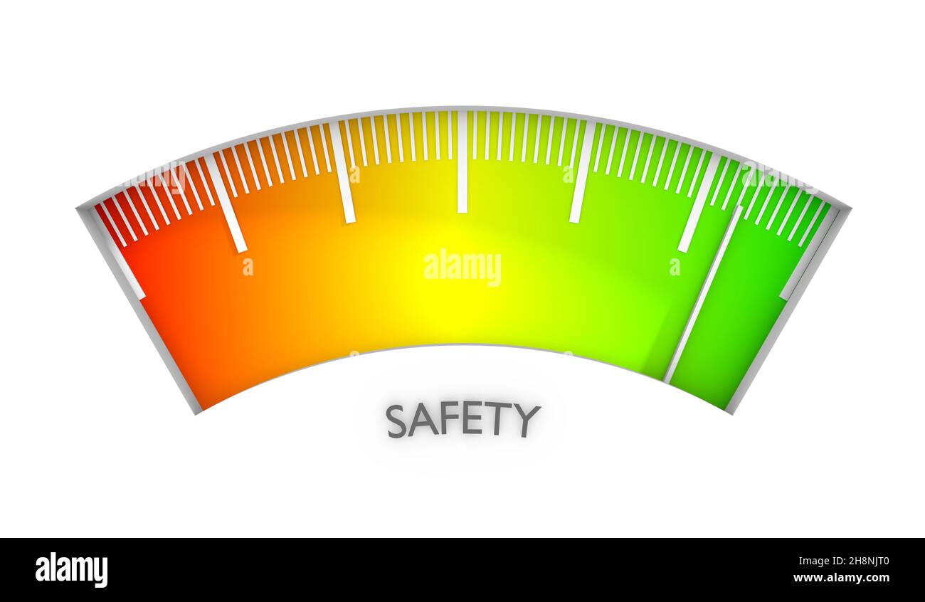 L'icona del dispositivo di misurazione del livello di sicurezza ...