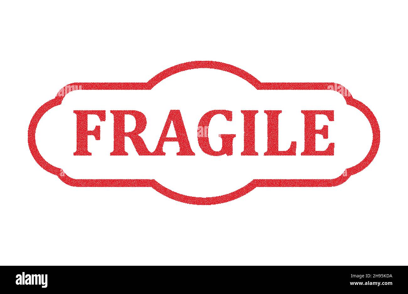 Fragile adesivo in vetro sulla scatola immagini e fotografie stock ad ...