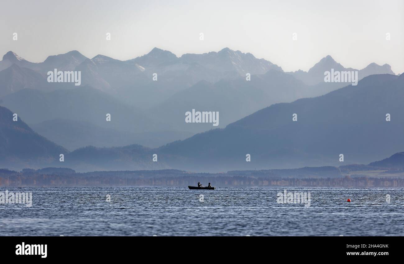 Panorama montano del lago di starnberg immagini e fotografie stock ad ...