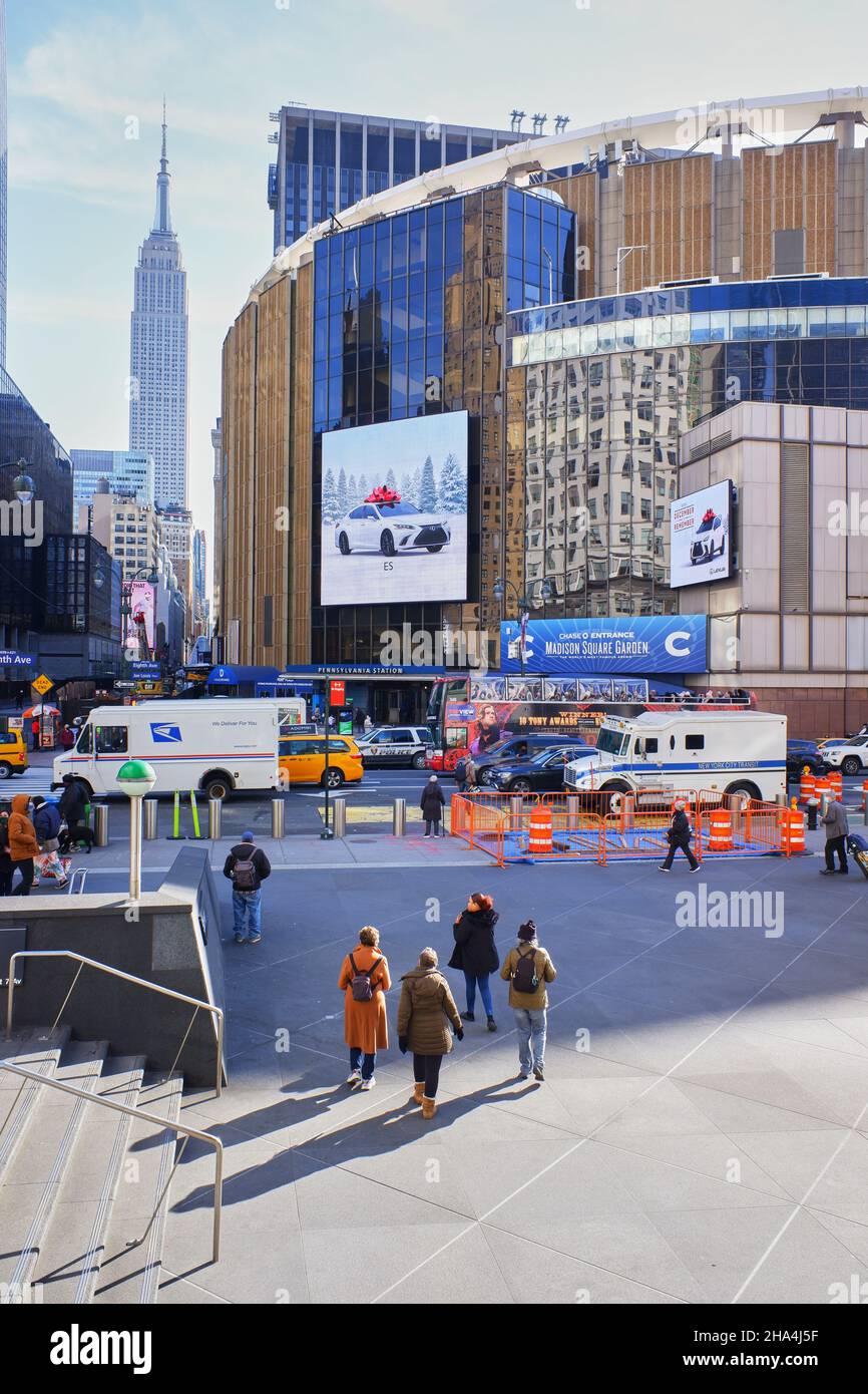 Madison square garden penn station immagini e fotografie stock ad alta ...