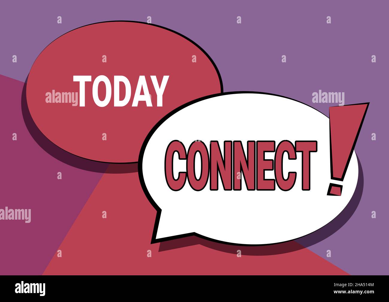 Cartello con la scritta Connect (Connetti). Parola scritta su essere ...