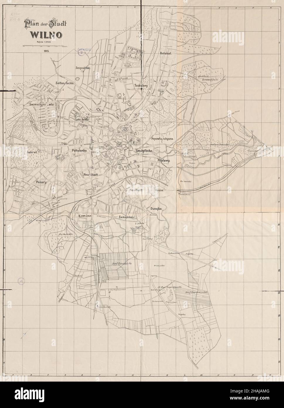 Wilno Mappa, Vilnius Mappa, Wilna Mappa, Old Wilno Mappa, retro Vilnius ...