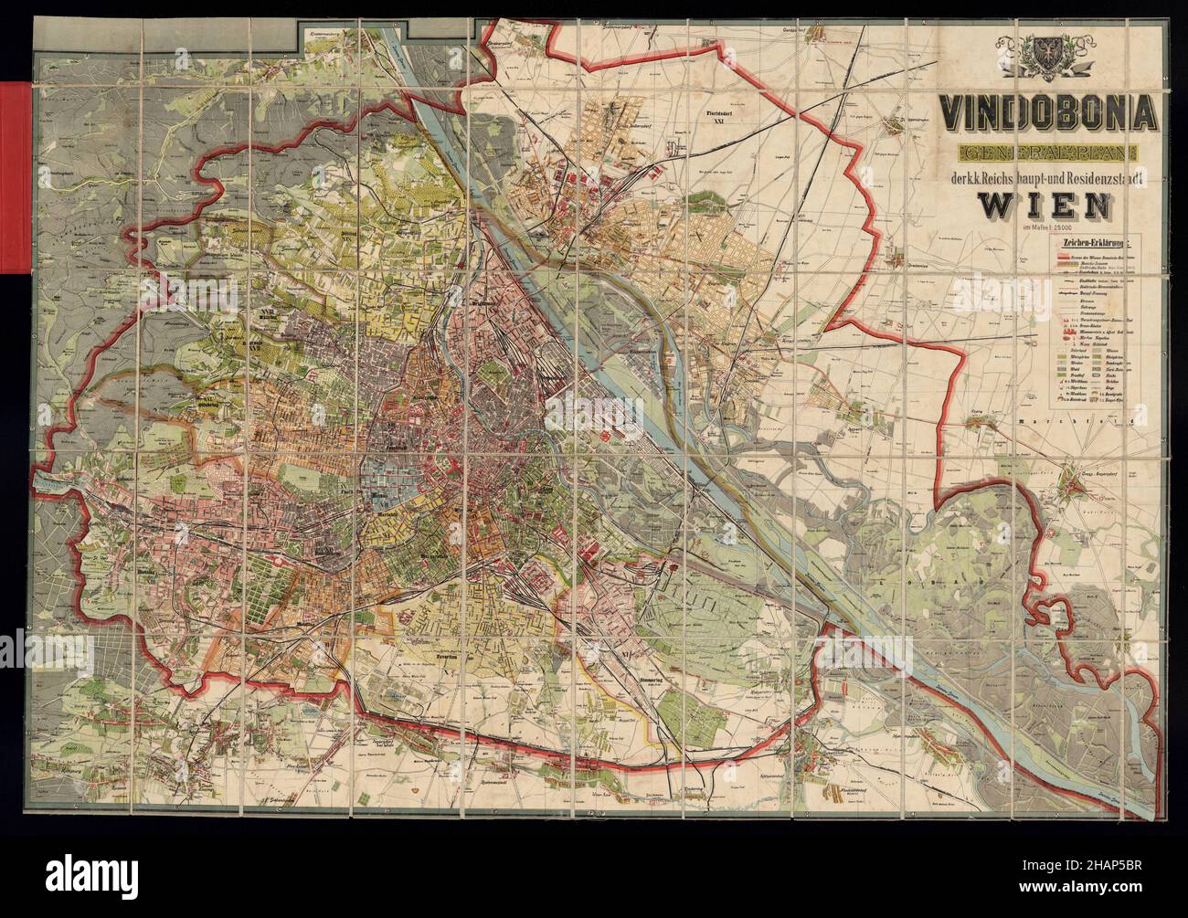 Mappa Vienna, Mappa Vienna, Poster Vienna, Vienna Stampa, Vienna Plan ...