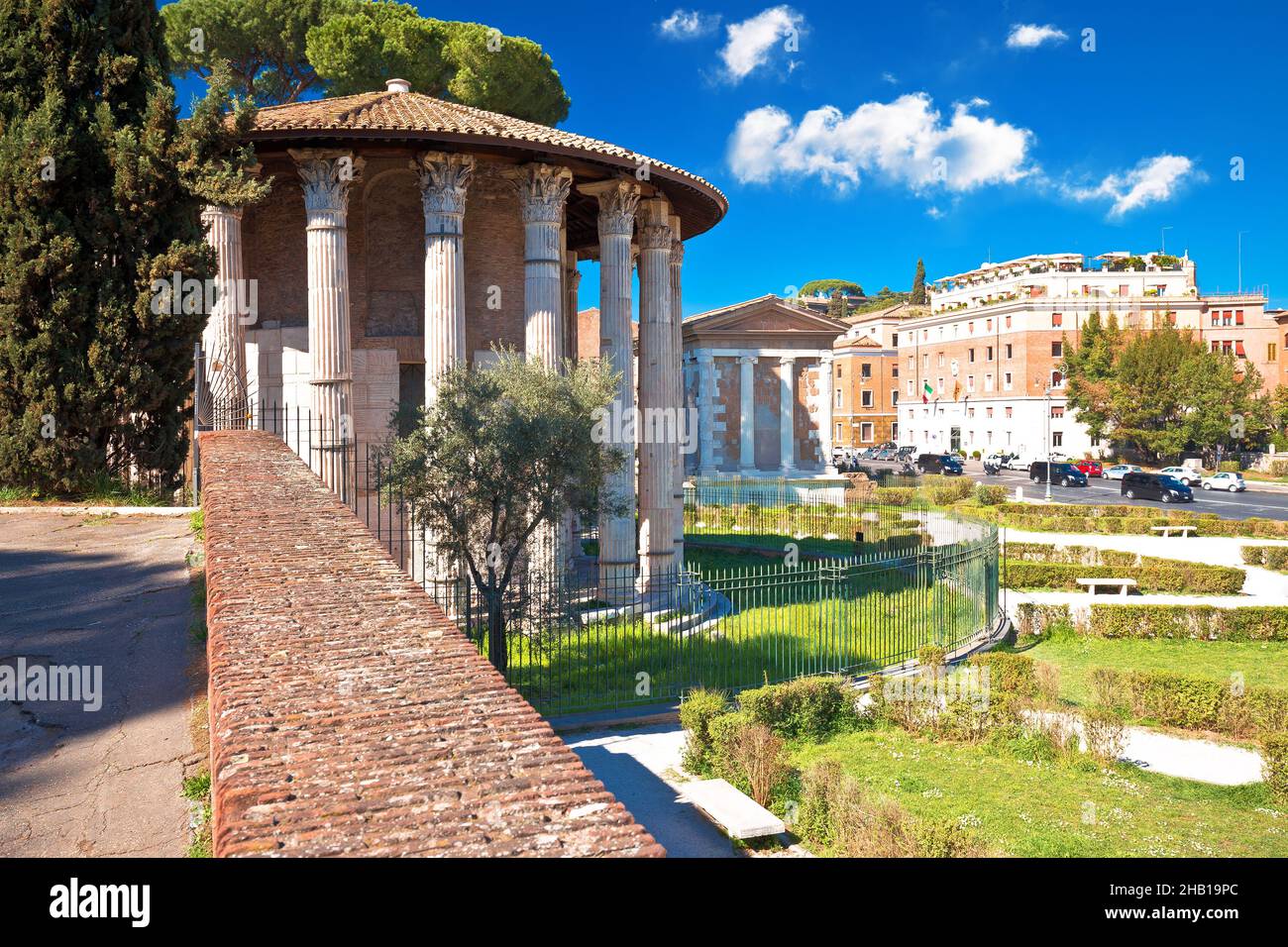Foro Boario e tempio di portuno antico monumenti della città eterna di ...