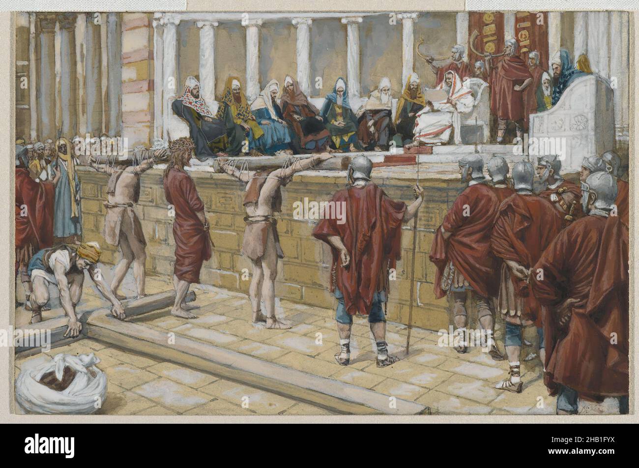 Il Giudizio sul Gabbata, le jugement sur le Gabatha, la vita di nostro ...