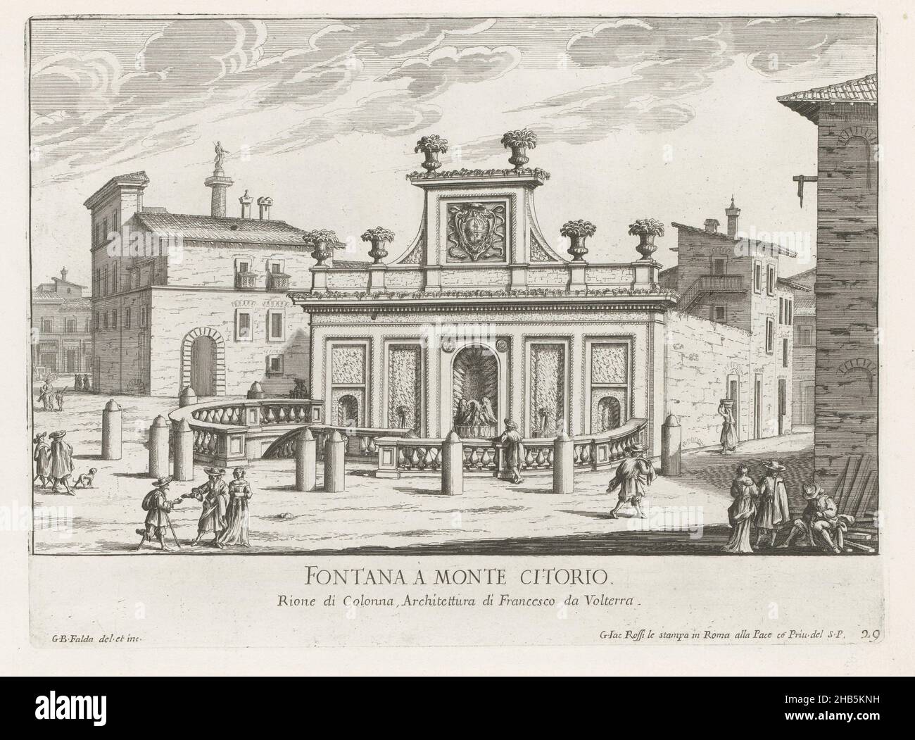 Giovanni battista falda montecitorio immagini e fotografie stock ad ...