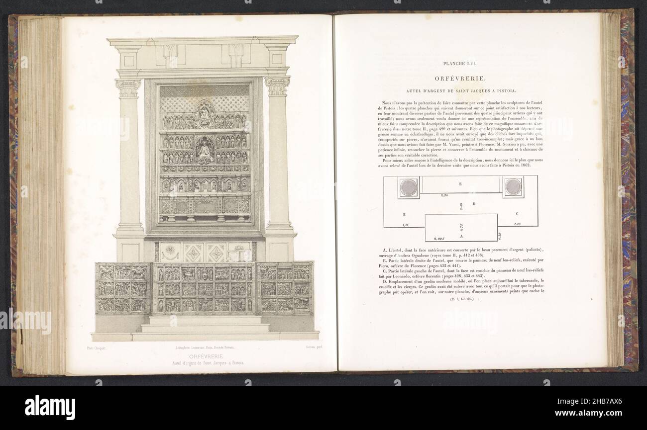 Autel dargent de saint jacques a pistoia immagini e fotografie stock ad ...
