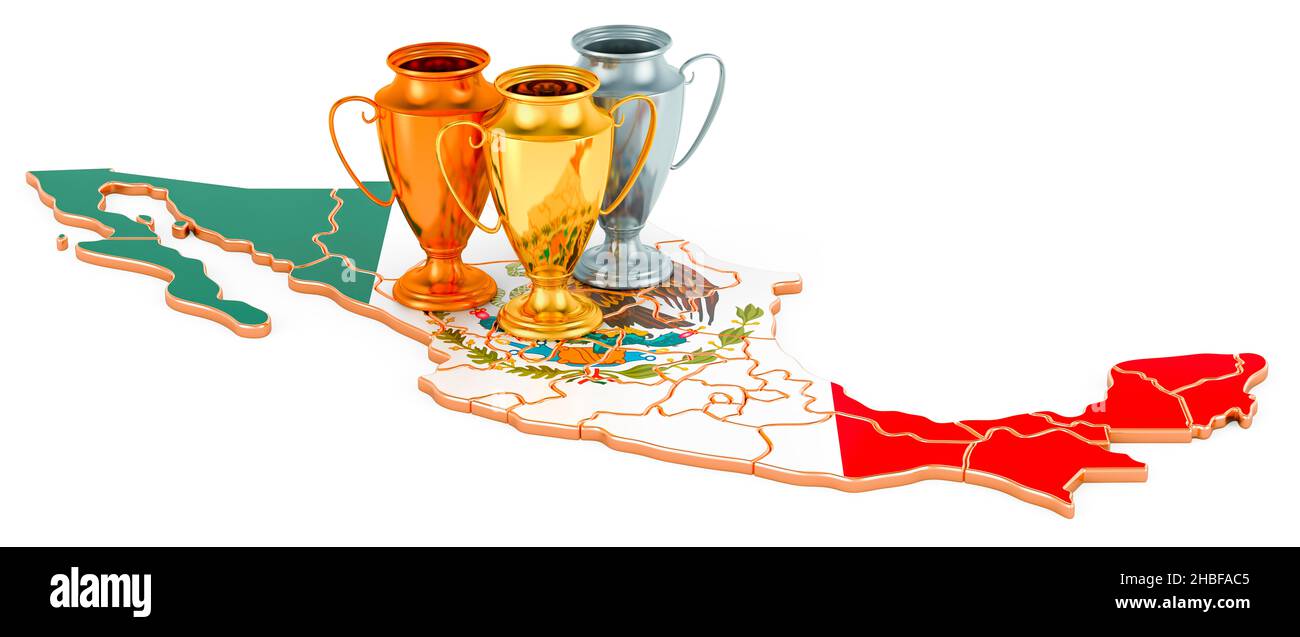 Mappa dell'oro del messico immagini e fotografie stock ad alta ...