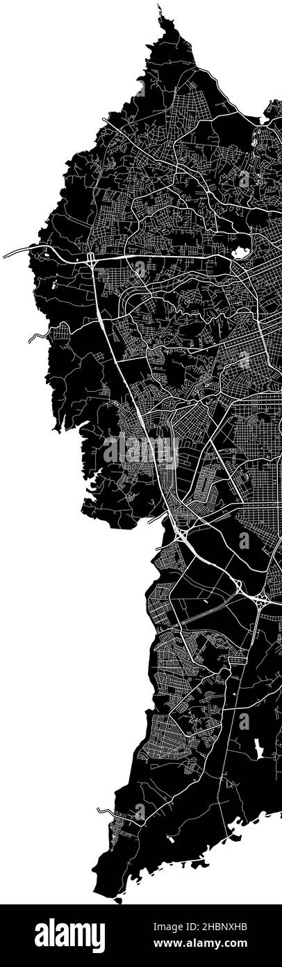 Mappa di curitiba Immagini senza sfondo e Foto Stock ritagliate - Alamy